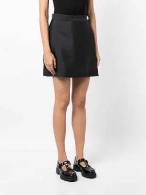 LEE MATHEWS Button-detailed High-waist Mini Skirt