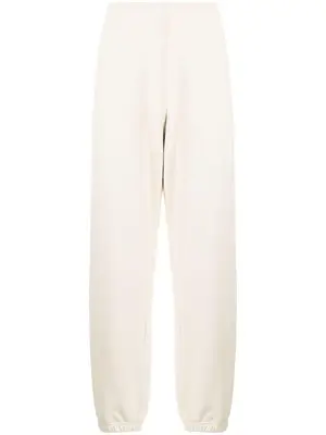 Stone Island Logo-appliqué Cotton Track Pants - Neutrals