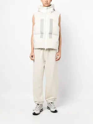 Stone Island Logo-appliqué Cotton Track Pants - Neutrals
