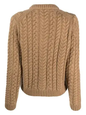 WALES BONNER Liberty Cable-knit Cardigan