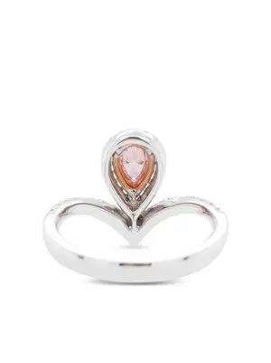 HYT JEWELRY 18kt White And Yellow Gold Diamond Ring