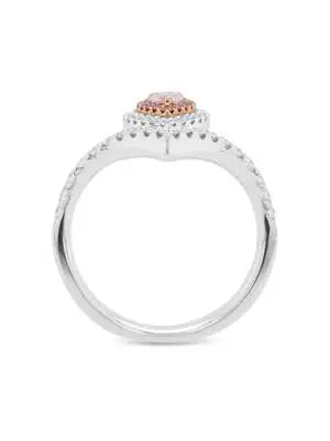 HYT JEWELRY 18kt White And Yellow Gold Diamond Ring
