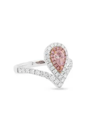 HYT JEWELRY 18kt White And Yellow Gold Diamond Ring