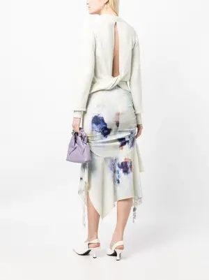 SHANG XIA Cut-out Crew-neck Jumper