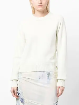 SHANG XIA Cut-out Crew-neck Jumper
