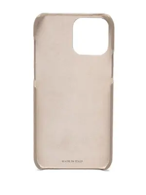 Brunello Cucinelli Logo-Debossed Iphone 14 Pro Max Case - Grey