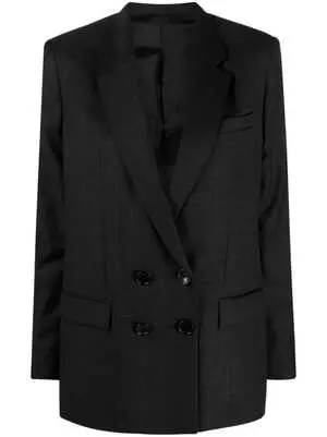 Isabel Marant Étoile Manelle Virgin Wool Double-breasted Blazer