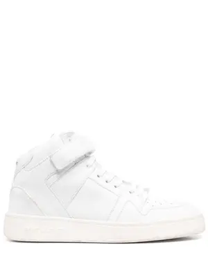 Saint Laurent Logo-lettering Leather Sneakers