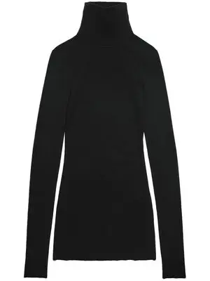 AMI Paris High-neck Knitted Minidress