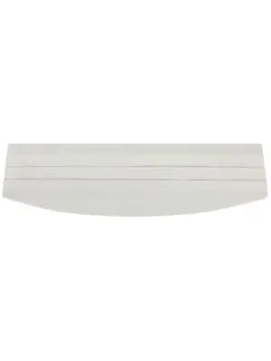 Dolce & Gabbana Pleated Silk Cummerbund - White