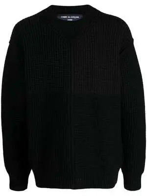 Comme Des Garçons Long-sleeved Wool Jumper