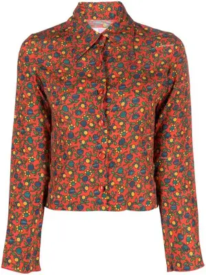 ERL Folksy Flower Long-sleeve Shirt