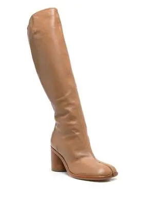 MAISON MARGIELA Tabi 85mm Knee-high Boots - Brown