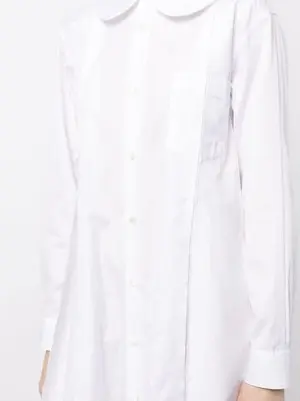 Comme Des Garçons Peter-pan Collar Cotton Shirt