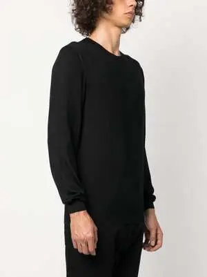 Fedeli Fine-knit Cashmere Jumper - Black