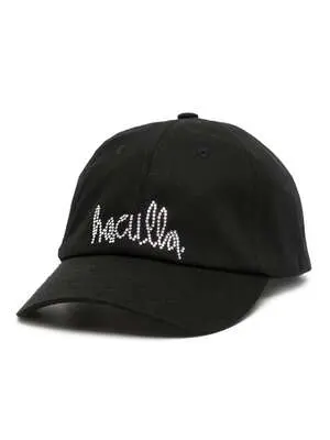 HACULLA. Rhinestone-embellished Baseball Cap - Black
