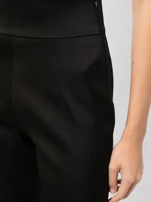 Galvan High-waisted Flared Trousers - Black