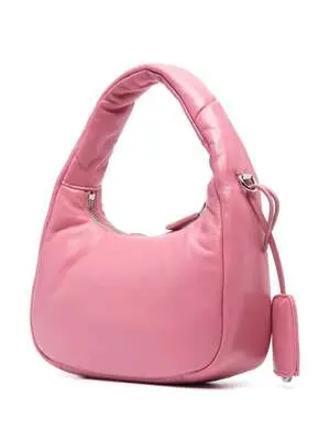 Prada Padded Nappa Leather Shoulder Bag - Pink