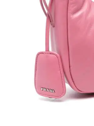 Prada Padded Nappa Leather Shoulder Bag - Pink