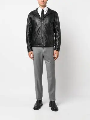 GIORGIO BRATO Zip-up Leather Jacket