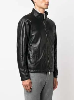 GIORGIO BRATO Zip-up Leather Jacket