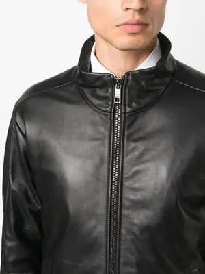 GIORGIO BRATO Zip-up Leather Jacket