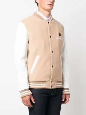 Philipp Plein Skull & Bones Bomber Jacket