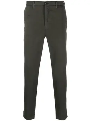 Incotex Raw Edge Hem Bottoms For Men