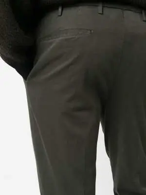 Incotex Low-rise Straight-leg Trousers - Green