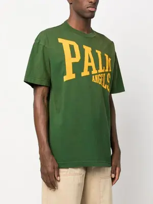 Palm Angels Logo-print Cotton T-shirt