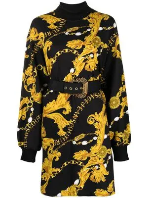 Buy Versace Chain Couture Minidress - Black At 22% Off | Editorialist