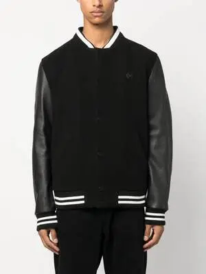 Philipp Plein Studded-skull Bomber Jacket - Black