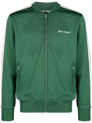 Palm Angels Bomber Track Jacket - Green