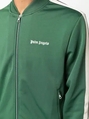 Palm Angels Bomber Track Jacket - Green