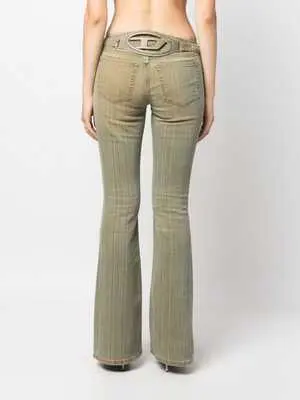 DIESEL® Logo-plaque Flared Jeans