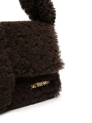 Jacquemus Le Bambidou Shearling Shoulder Bag