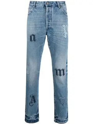 Palm Angels Logo-patch Jeans