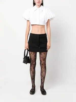 Jacquemus La Chemise Pavane Cropped Shirt