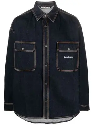 Palm Angels Logo Overshirts For Men