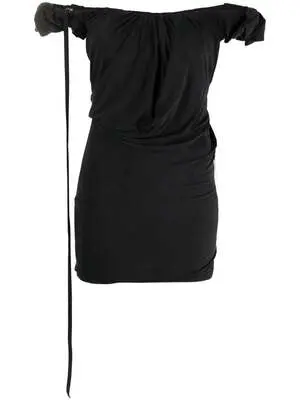 Jacquemus La Robe Ciceri Draped Minidress
