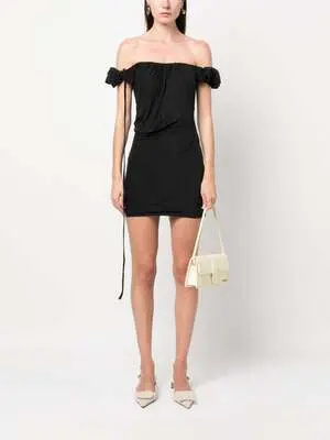 Jacquemus La Robe Ciceri Draped Minidress