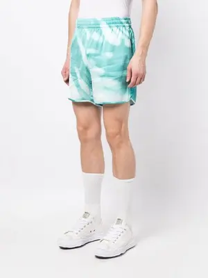 BLUE SKY INN Graphic-print Deck Shorts - Blue