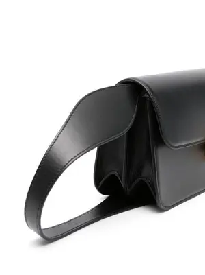 NEOUS Polished-finish Shoulder Bag - Black