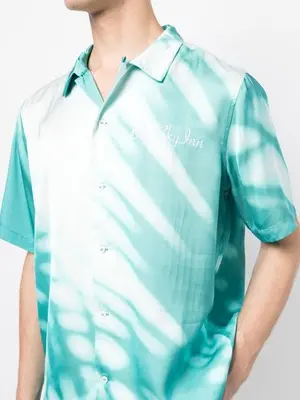 BLUE SKY INN Graphic-print Short-sleeve Shirt - Blue