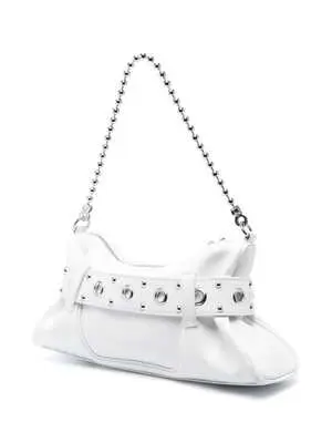 Dsquared2 Gothic Leather Shoulder Bag - White