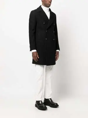 Tagliatore Double-breasted Midi Trench Coat