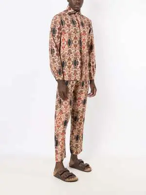 AMIR SLAMA Graphic-print Trousers