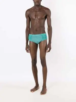 AMIR SLAMA Crochet-knit Swimming Trunks