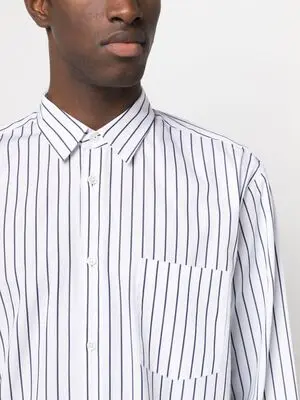 Comme Des Garçons Forever Striped Shirt - White