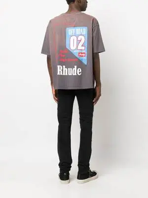 Rhude O2 Off-road Print Cotton T-shirt
